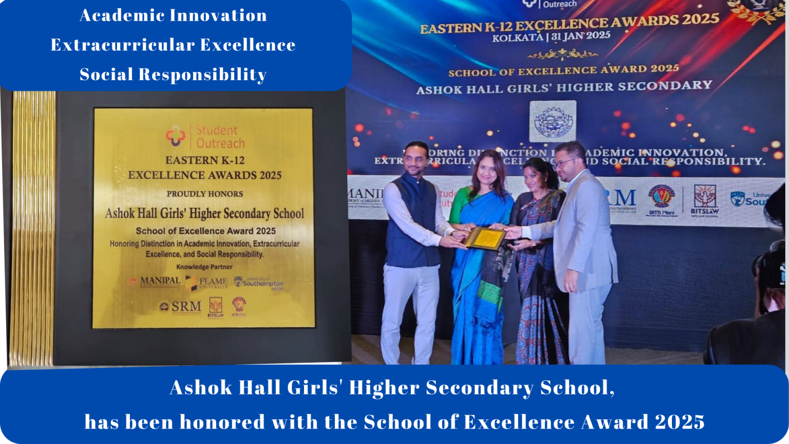 School of Excellence Award – Best Girls Schools in Kolkata | Ashok Hall